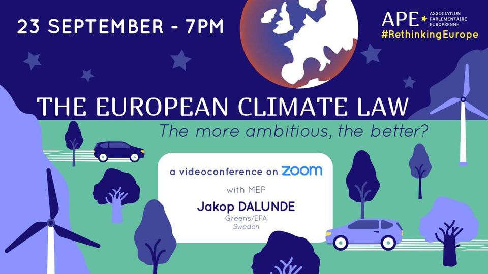 Webinaire “The European climate law. The more ambitious, the better ...