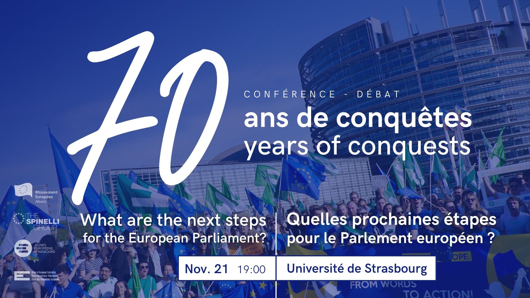 70 ans de conquêtes du Parlement européen – CONFÉRENCE DÉBAT ...